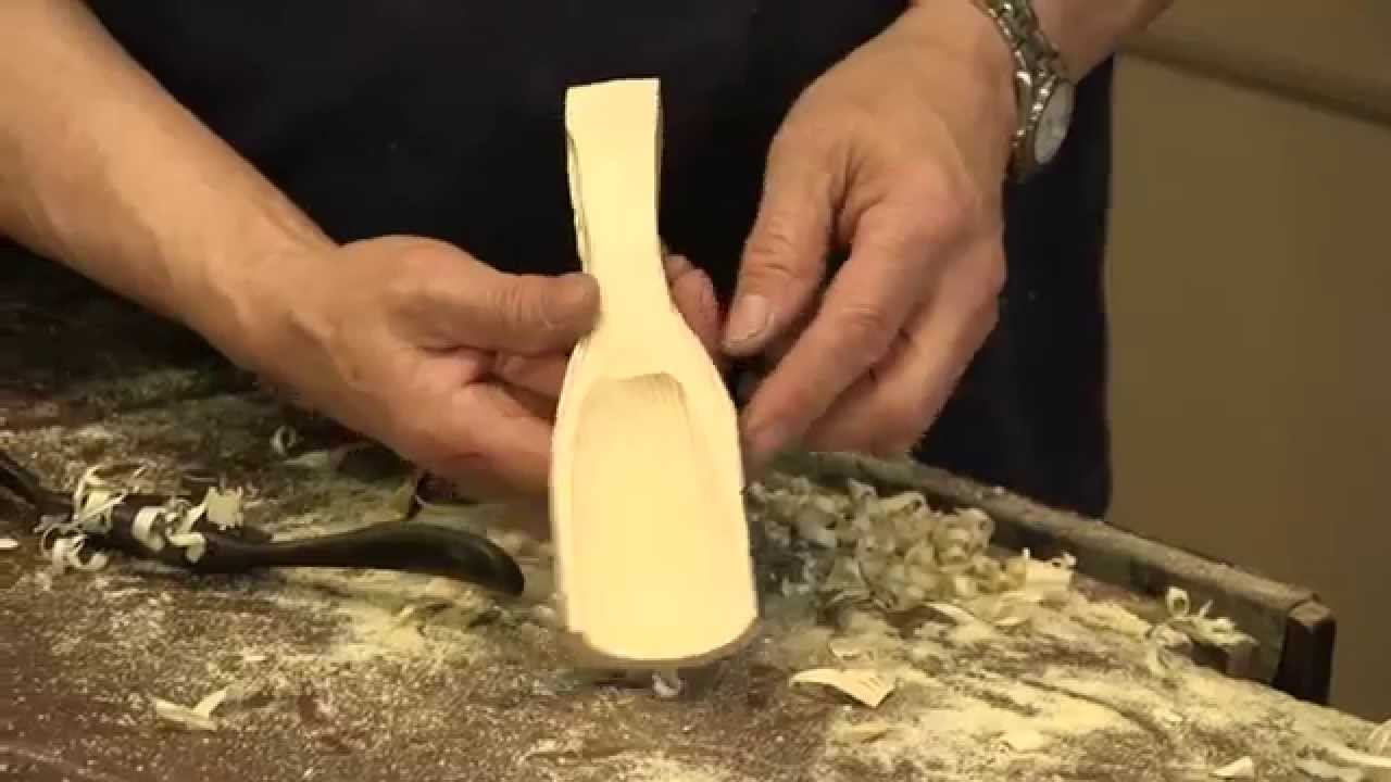 Carving a Wooden Scoop | Paul Sellers - YouTube