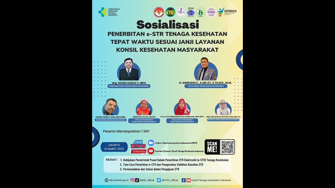 Sosialisasi e-STR Tenaga Kesehatan Tepat Waktu Sesuai Janji Layanan ...