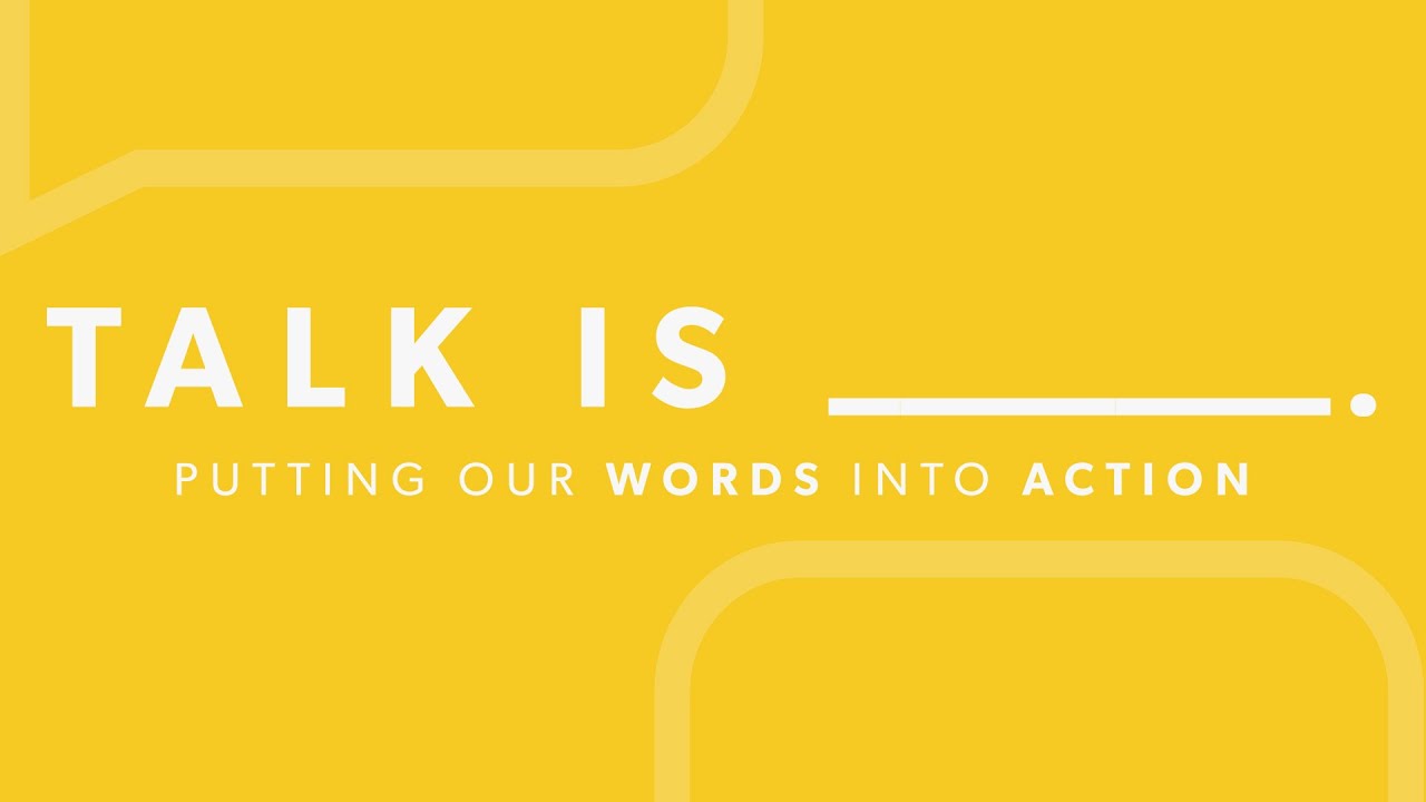 Talk is Cheap: A Call to Action for Our Children - YouTube