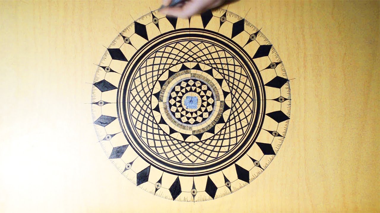 Old Geometric Drawing - Not a Tutorial - reupload from my old channel ...