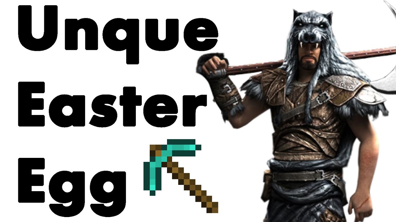 SKyrim: How to Get the Notched Pick axe Easter Egg Story - YouTube