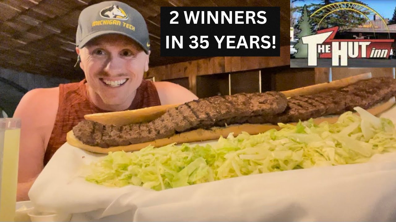 THE BIGGEST BURGER CHALLENGE IN MICHIGAN'S UPPER PENINSULA - YouTube