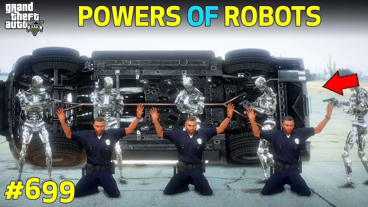 GTA 5 : POWERS OF ROBOTS TREVOR'S BIGGEST ARMY | GTA 5 GAMEPLAY #699 ...
