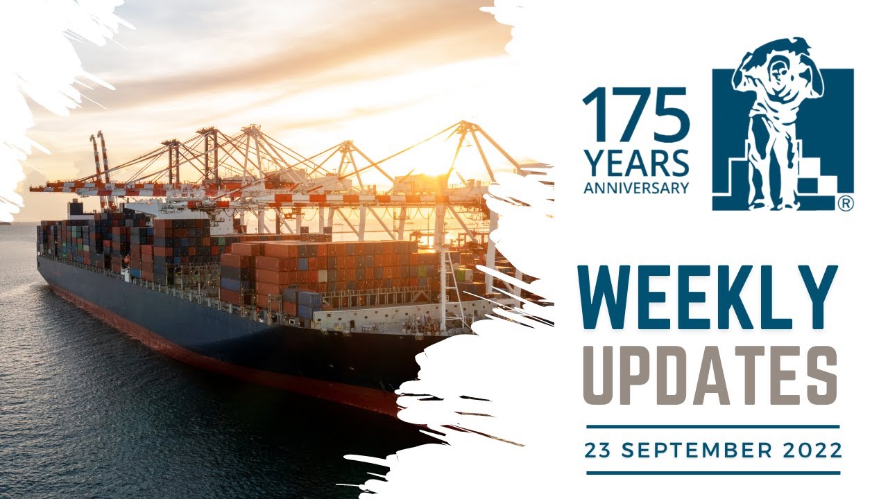 Weekly Updates - 23 September 2022 - YouTube