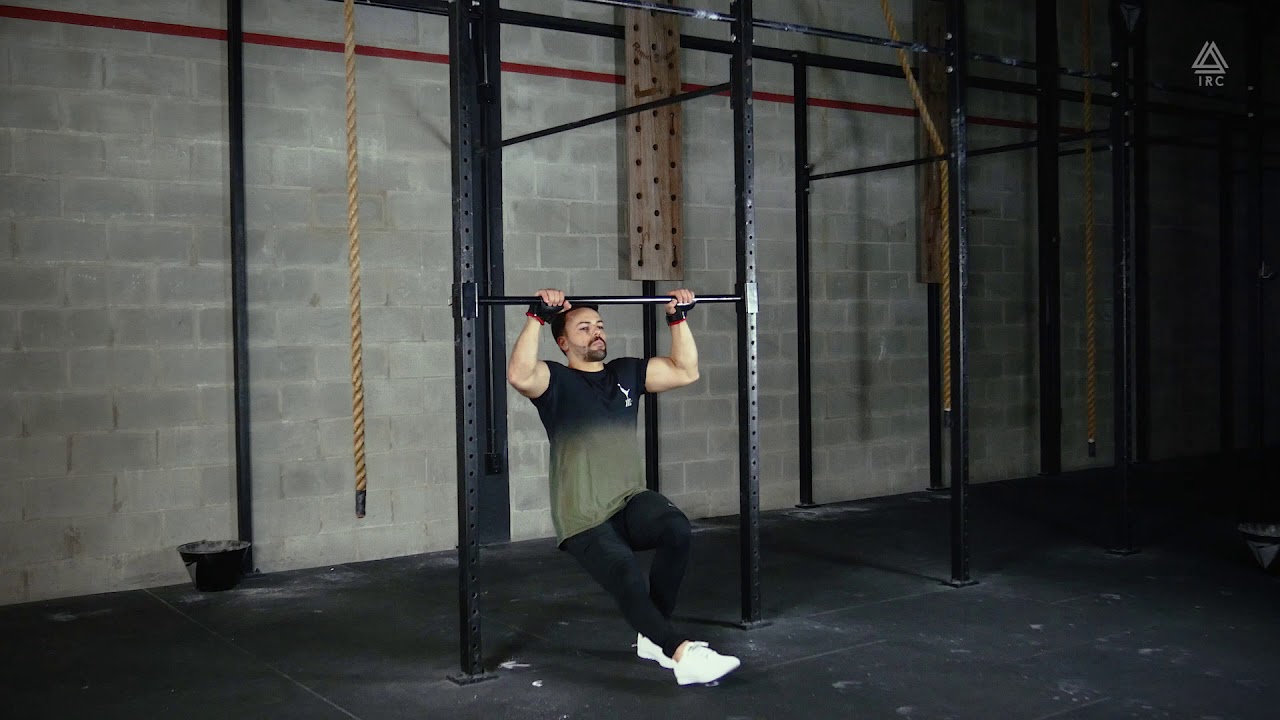 Jumping Chin up pull over - YouTube
