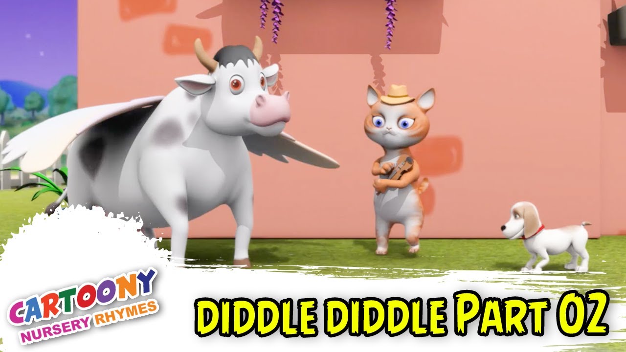 Diddle Diddle | New Animated Cartoony Nursery Rhymes | Cartoony Nursery ...