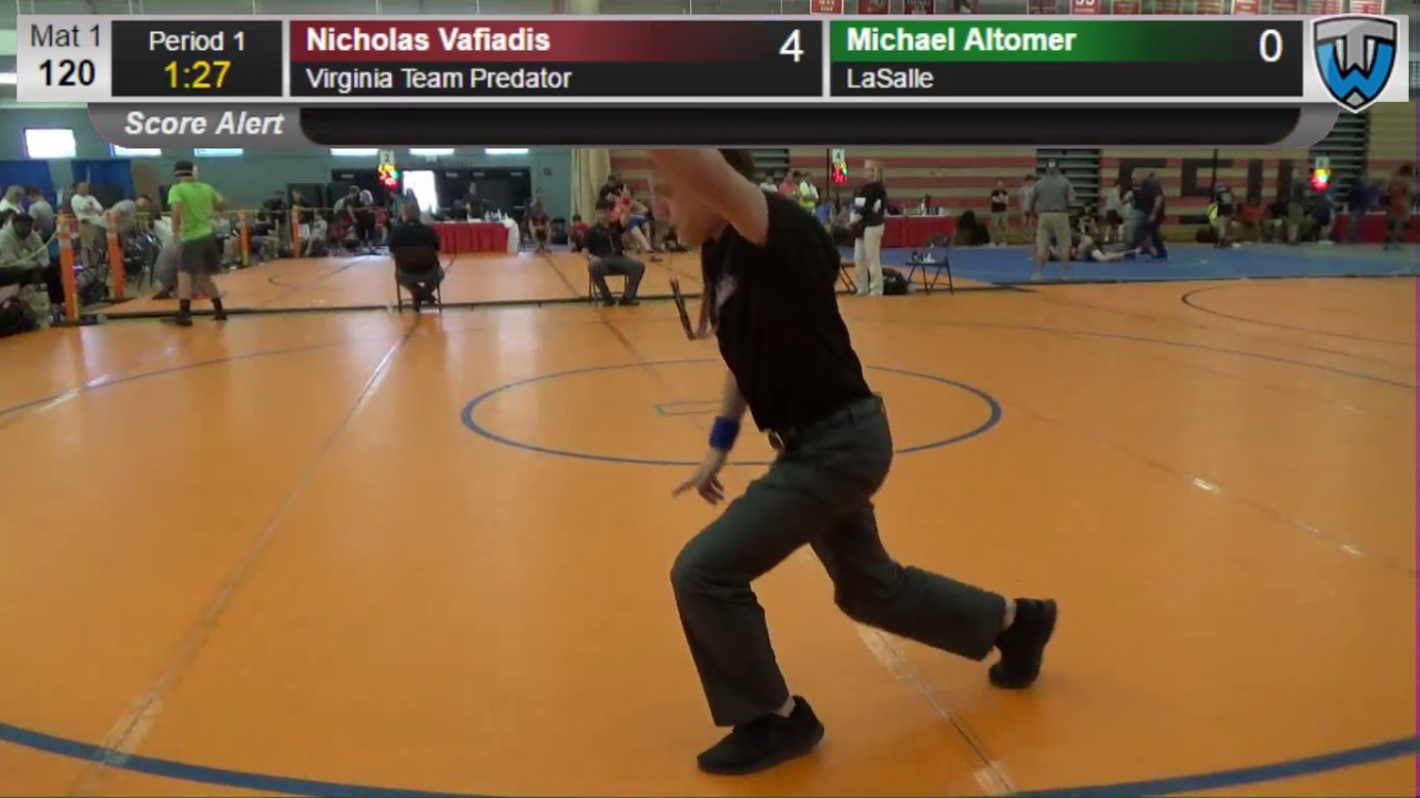 2192 Schoolboy 120 Nicholas Vafiadis Virginia Team Predator vs Michael ...