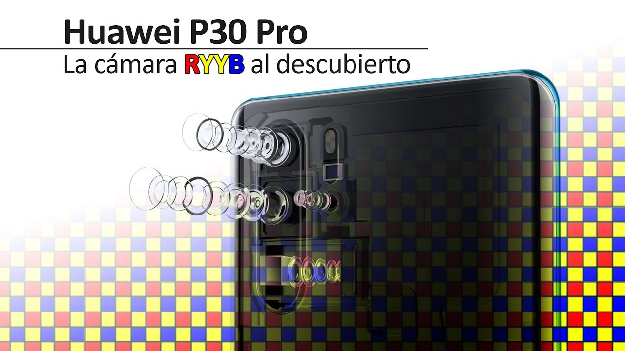 La cámara RYYB del Huawei P30 Pro al descubierto - YouTube