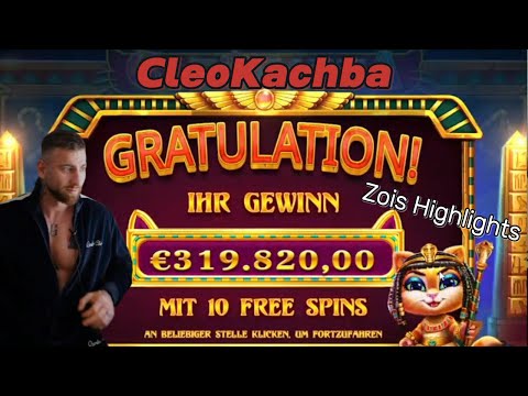 Cleokachba 🙀 | 400 Euro Spins | SENSATIONAL WIN! 🚀 | Zois Highlights