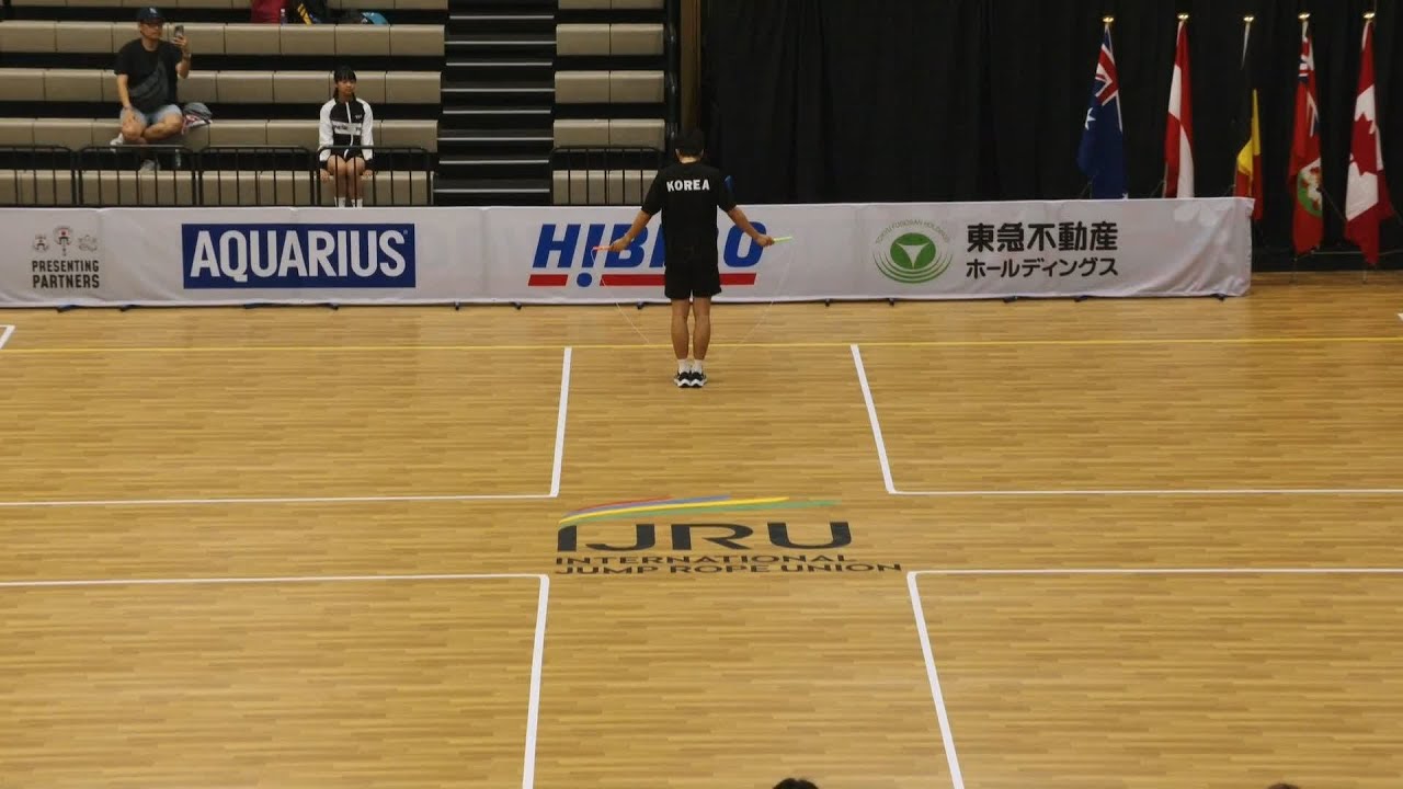 JWC Single Rope Freestyle Korea's Junwoo Ha Routine - YouTube