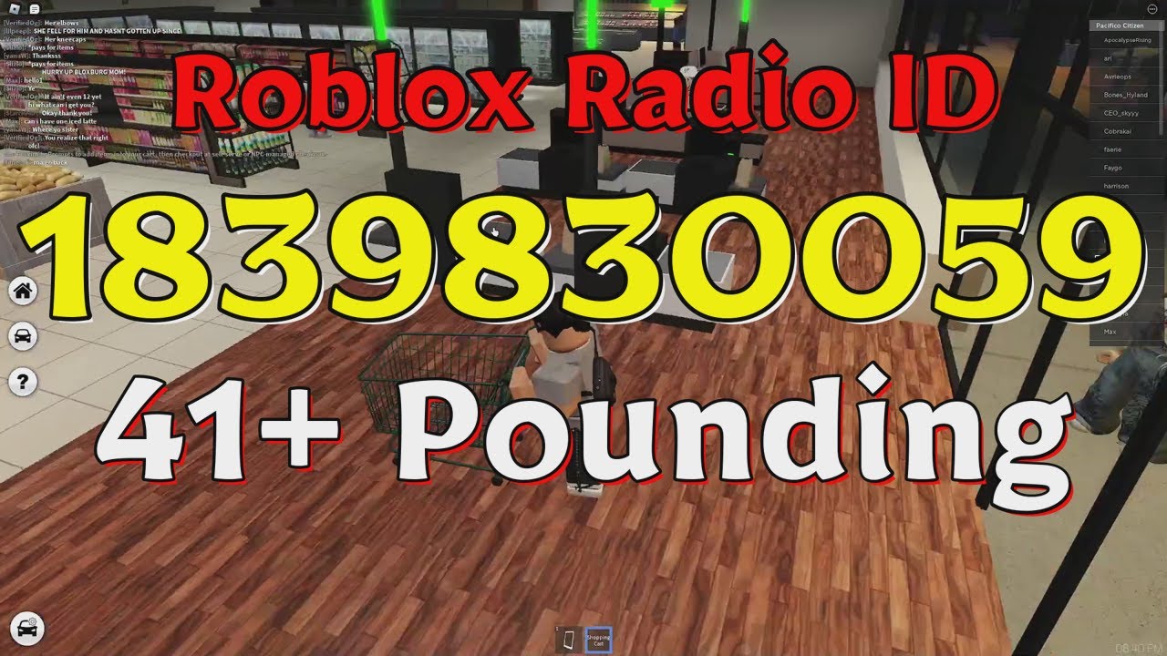 Pounding Roblox Radio Codes/IDs - YouTube