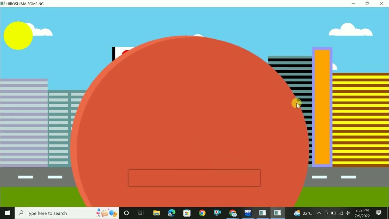 Hiroshima Bombing Open_GL / Computer Graphics Project With Source Code - YouTube