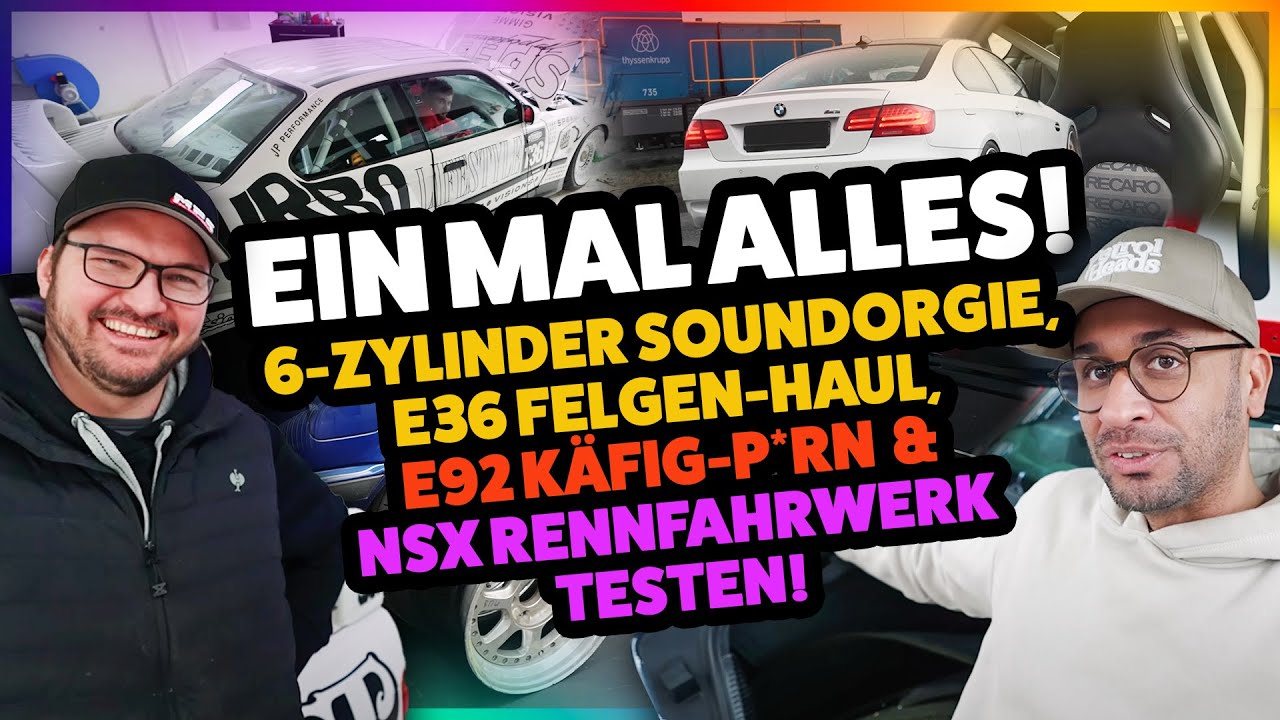 JP Performance - Einmal ALLES! | Soundorgie, E36 Felgen, E92 Käfig, NSX ...