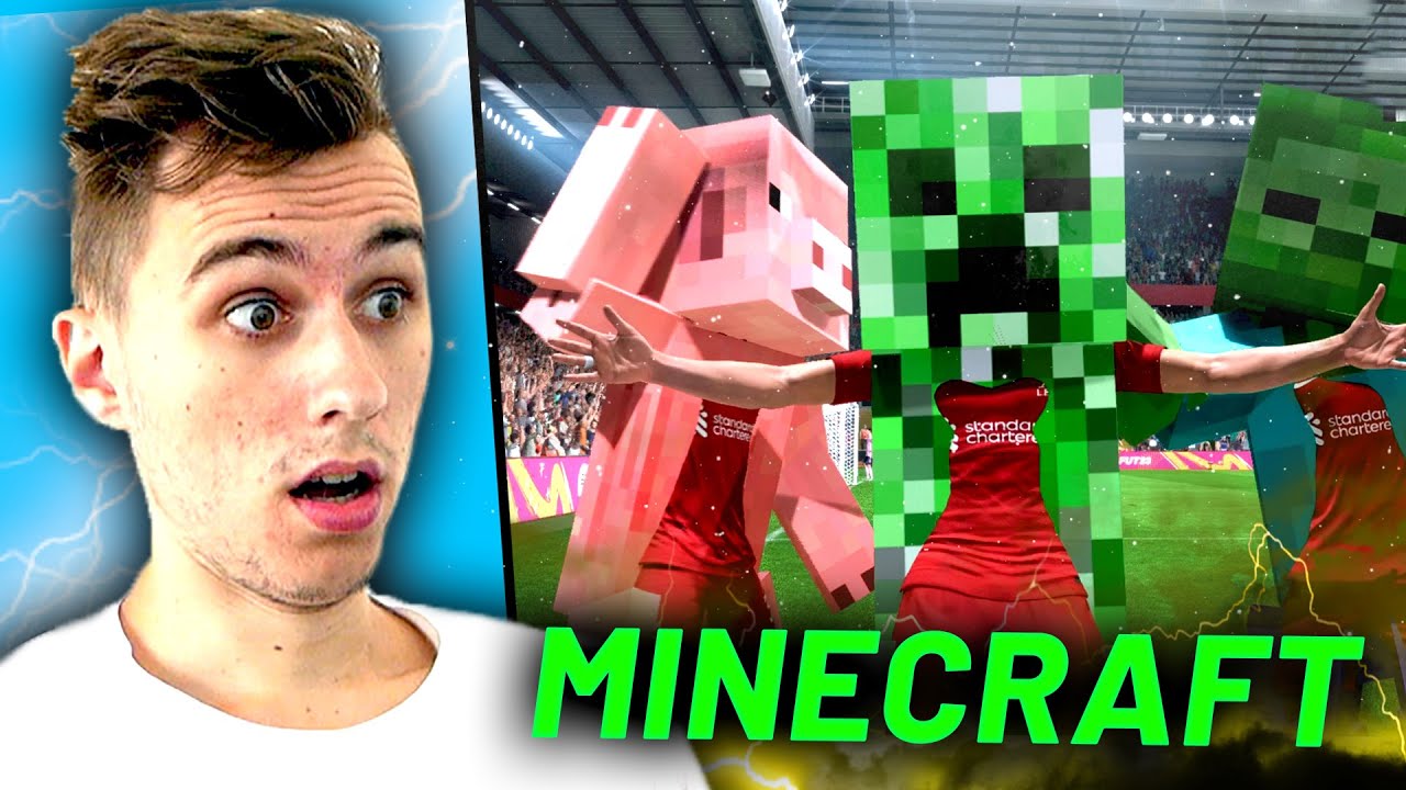 MINECRAFT VE FIFA 23 😂😂 - YouTube