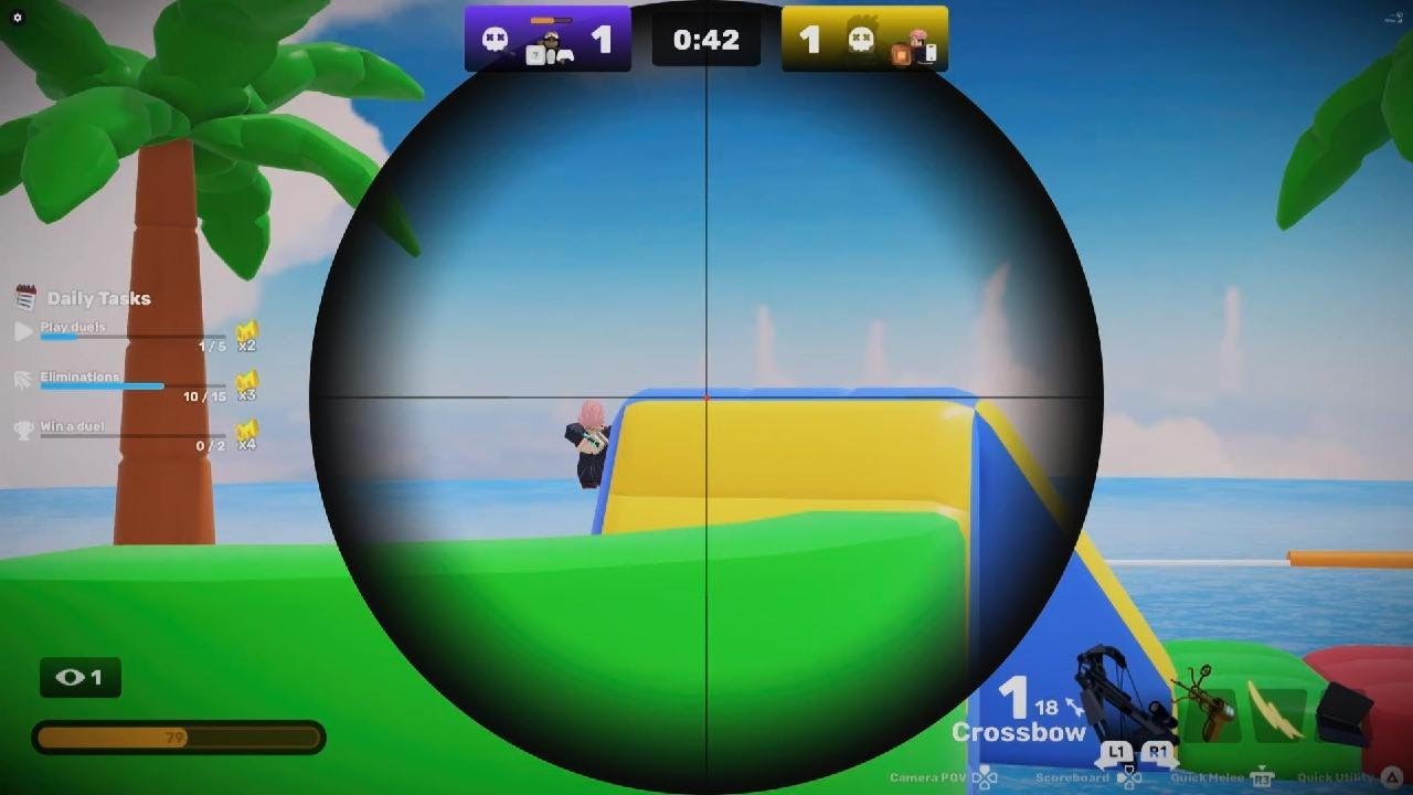 Insane clip with crossbow (rivals) - YouTube