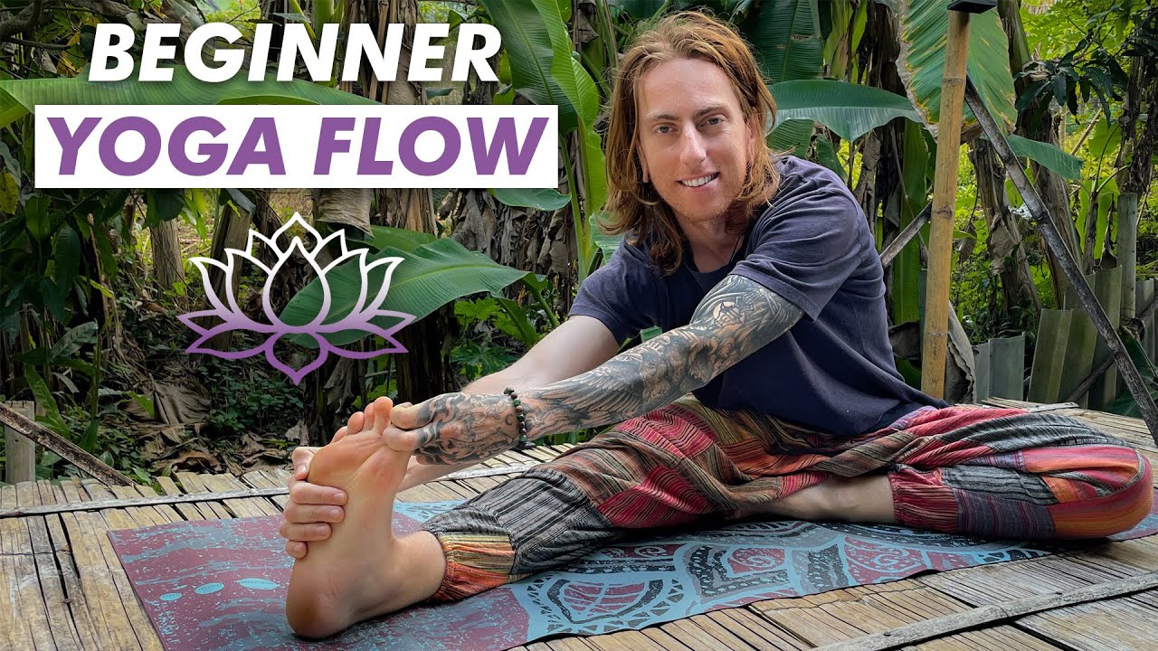 35 Minute Yoga Flow For Absolute Beginners - YouTube