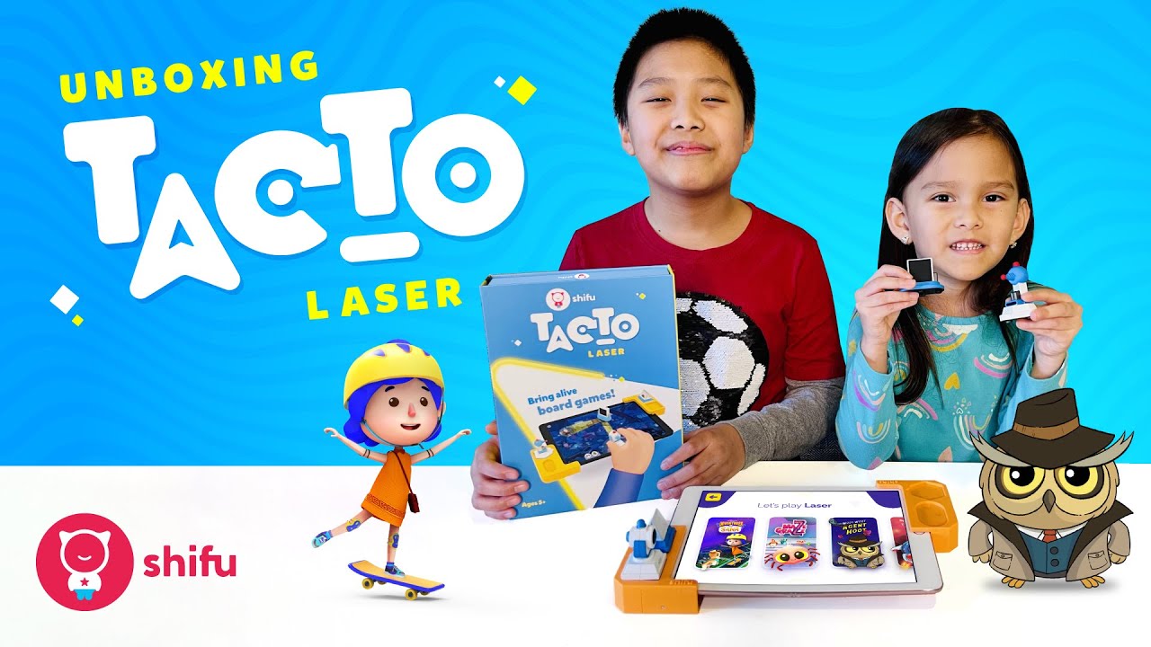 Tacto Laser Unboxing with Marquee and Bella | PlayShifu - YouTube