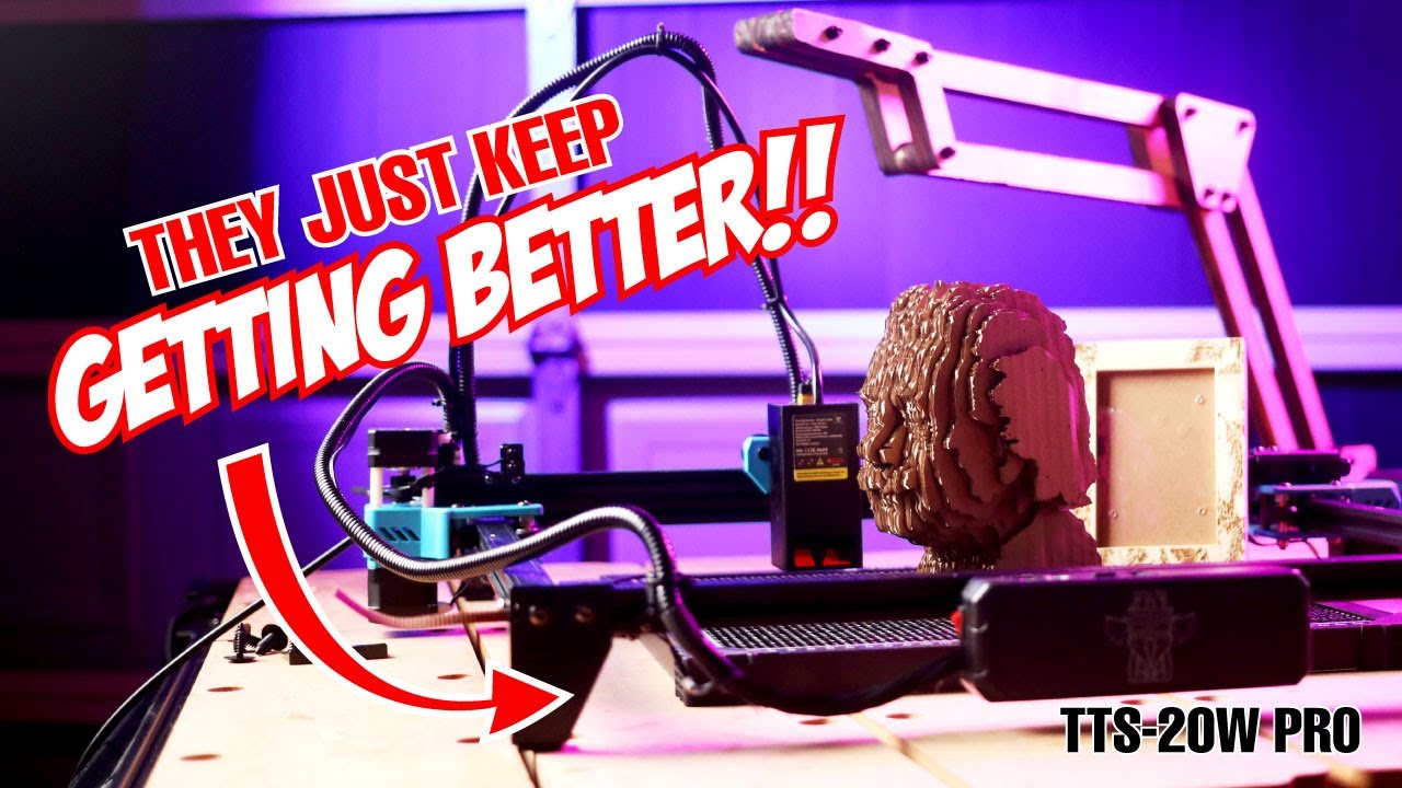 Powerful Diode Laser // TTS-20 Pro - YouTube