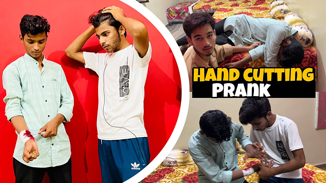 Hand Cutting Prank on Brother | Prank On Friends | U2S | U2SFUNROOM ...