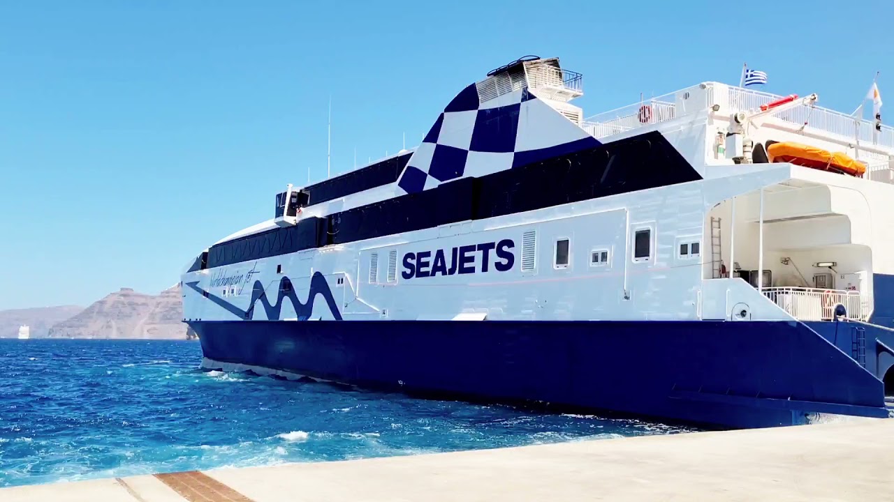 Seajets Worldchampion High speed Jet (Greece Islands) - YouTube