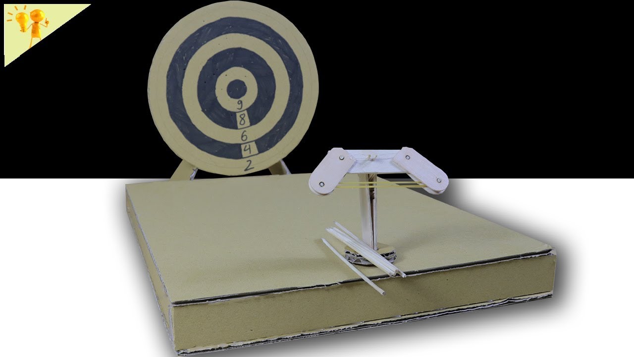 How to Make Archery Game from Cardboard at Home | Amazing game - YouTube