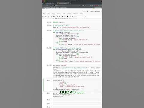 Peticiones API parte 1 #python #programming #coding #programacion #septipycode #edutuber - YouTube