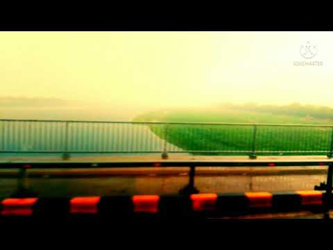 Car drive status. Whatsapp status. Naini bridge. Prayag car drive front view. Side mirror view