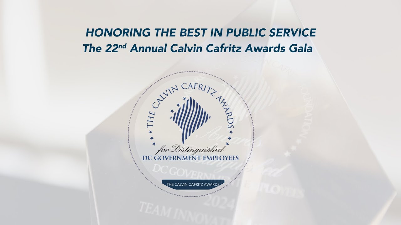 The 22nd Annual Calvin Cafritz Awards - YouTube