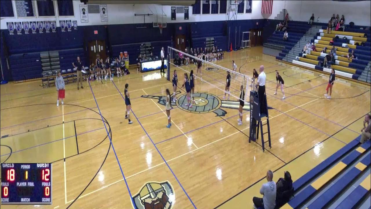 Roxbury High School vs Morristown High School Womens Varsity Volleyball - YouTube