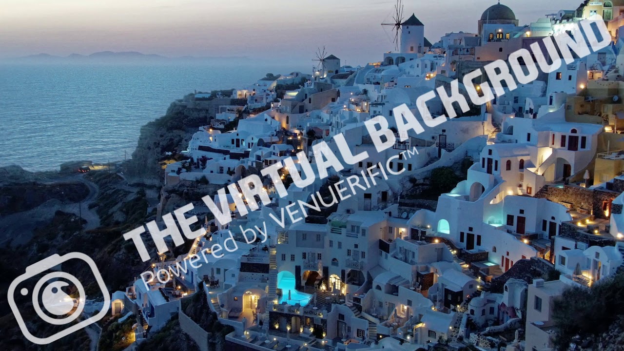 Santorini, Greece - The Virtual Background, Powered by Venuerific - YouTube