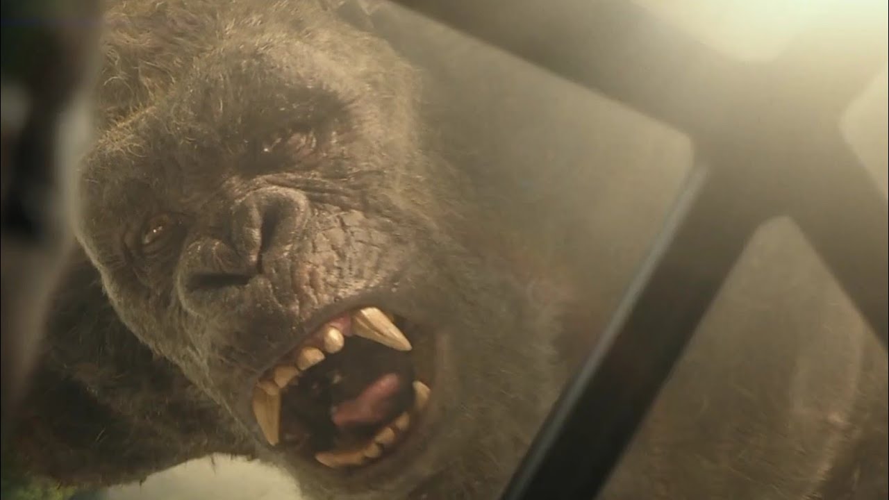 Godzilla vs Kong - Kong falls Scene in hollow earth - YouTube