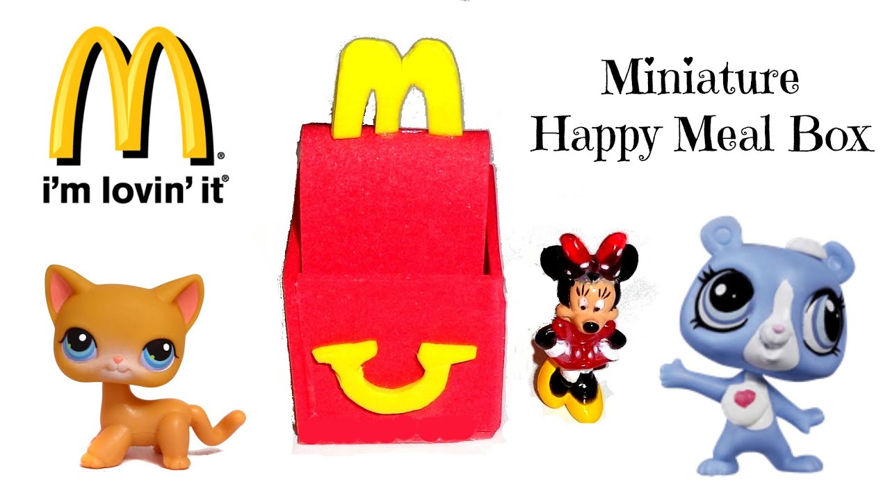 How to Make a Doll/LPS McDonalds Happy Meal - Easy LPS Crafts & Doll ...