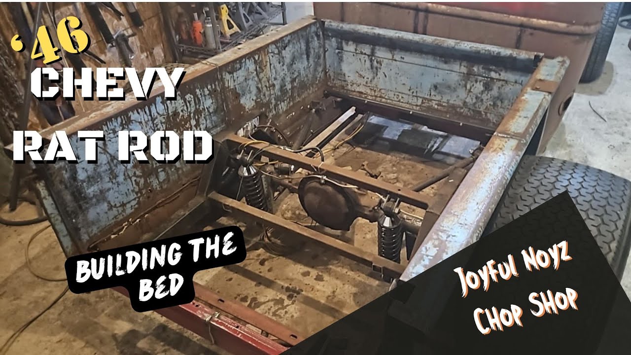 1946 Chevy Truck Rat Rod Build Part 20 Building the Bed - YouTube