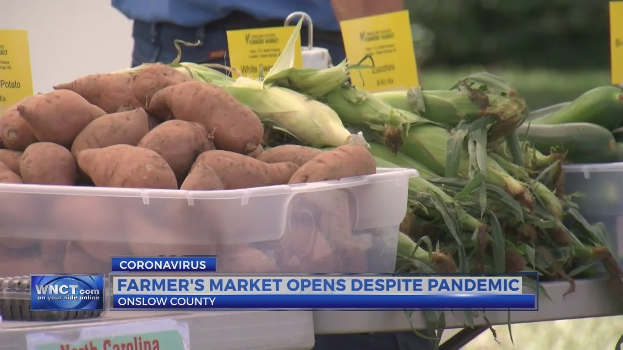 Onslow County Farmer's Market reopens for 2020 season - YouTube