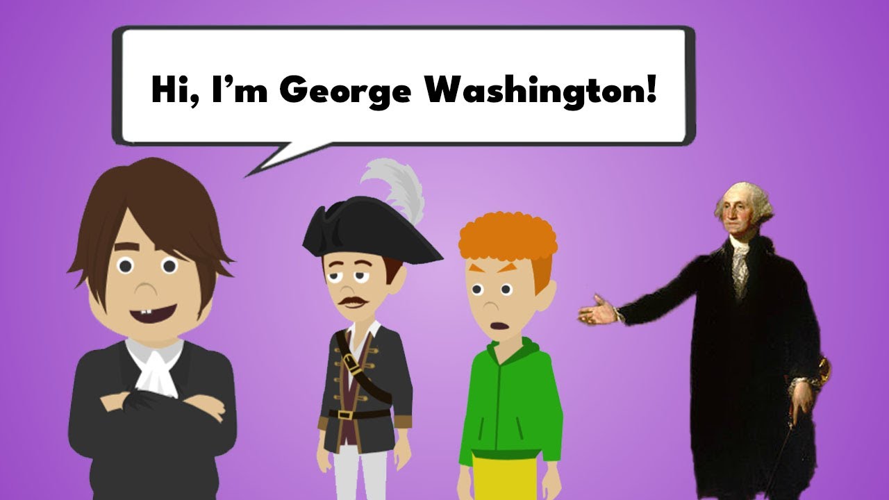George is GEORGE WASHINGTON?! | Funny Animated Story - YouTube