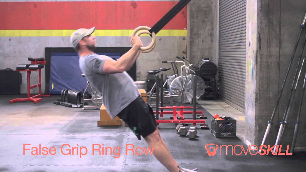 Demo: False Grip Ring Row - YouTube
