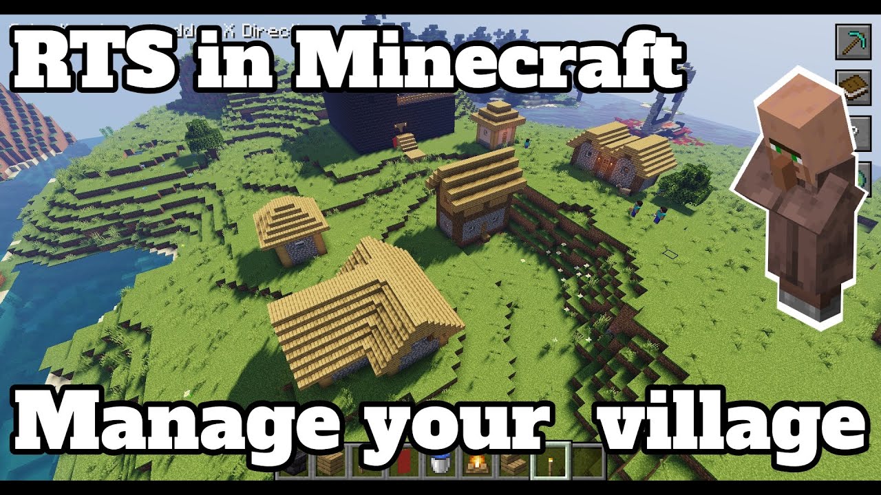 Built a Castle and a small village in front of it with my Real-Time ...