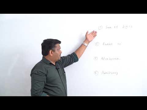 Sum Of Digits | Reverse No | Palindrome | Armstrong No In C Language - YouTube