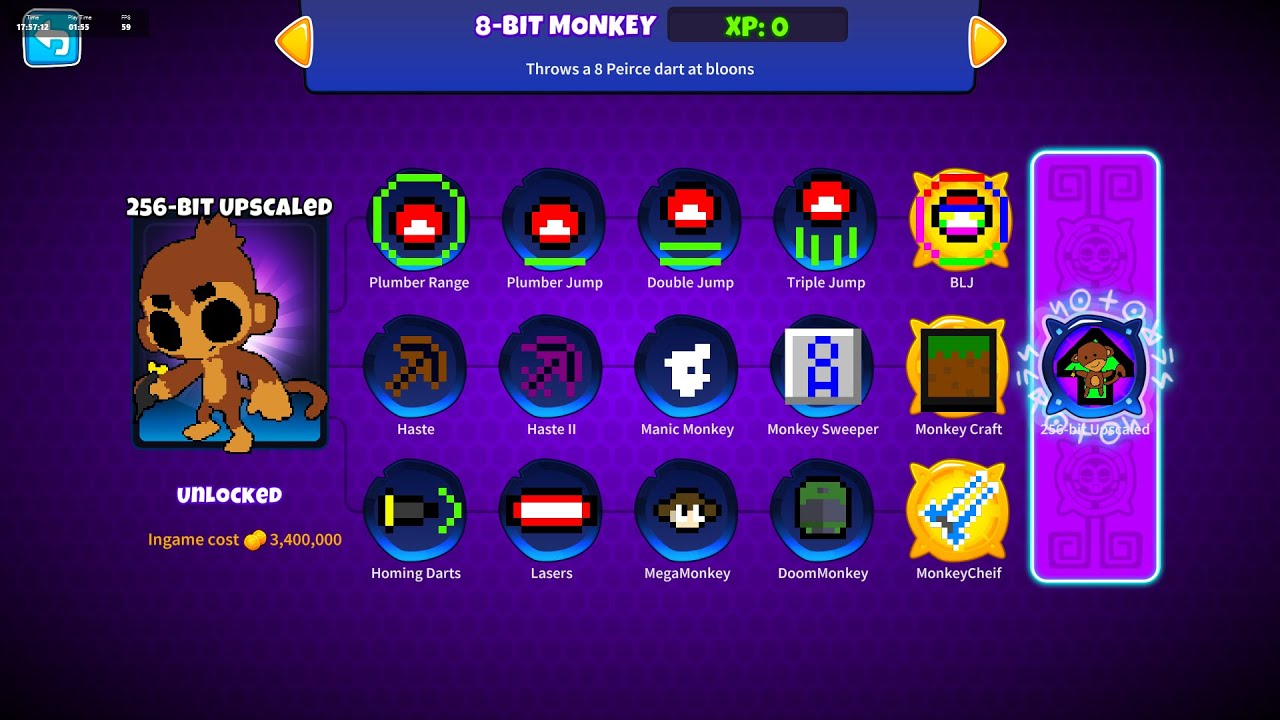 8-BIT MONKEY in btd6!!! (*INCLUDES PARAGON*) - YouTube