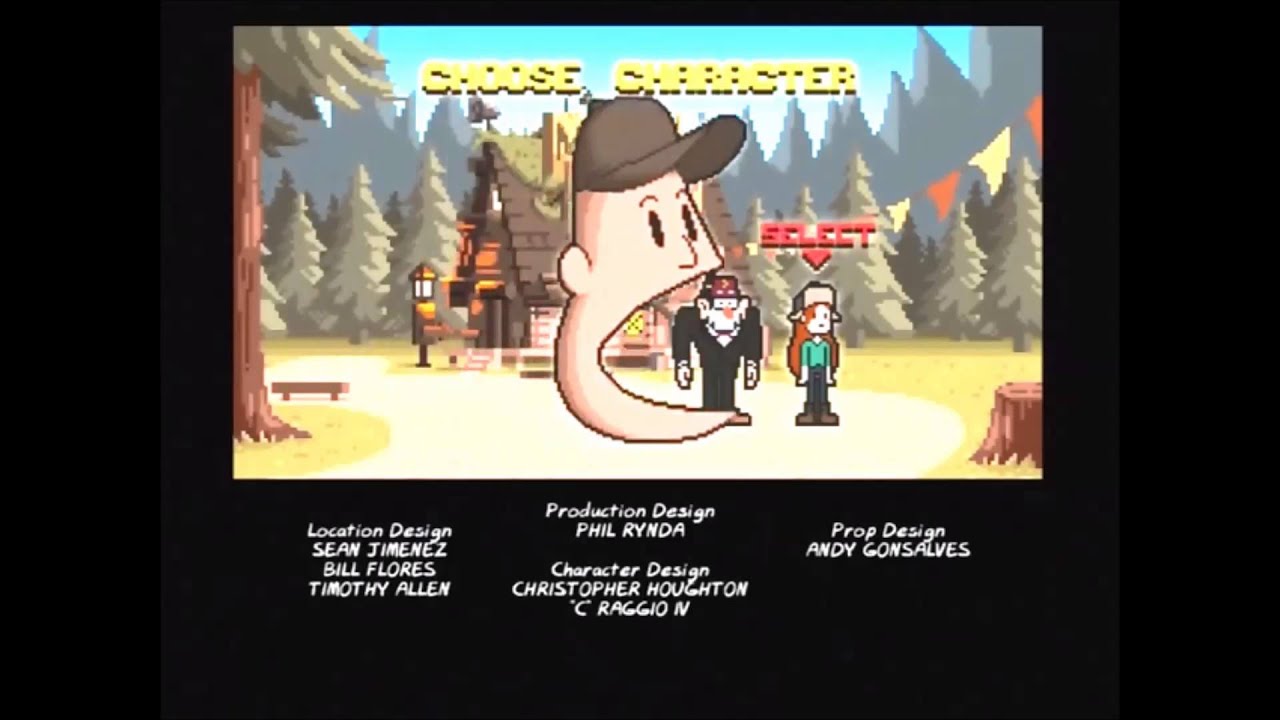 Gravity Falls- 8-bit Ending Credits (accurate) - YouTube