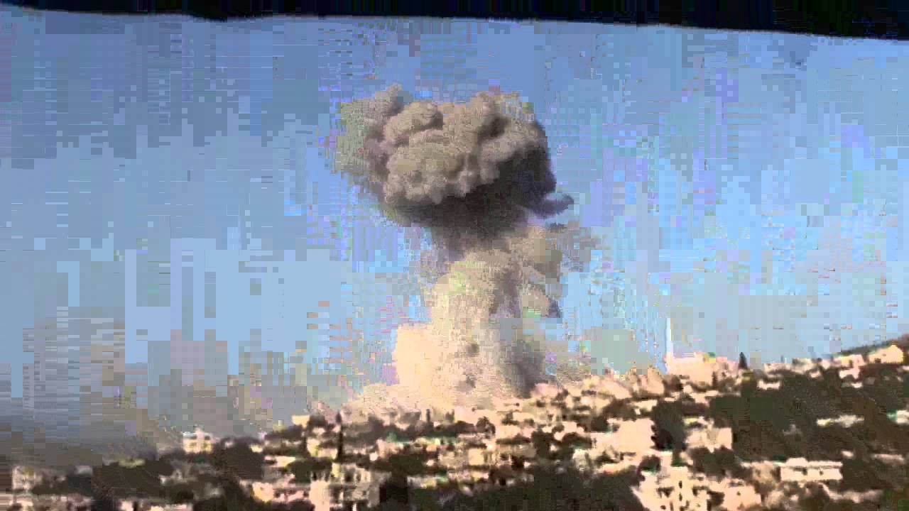 قصف بالمغ على بلدة محمبل 13 11 2012 Youtube