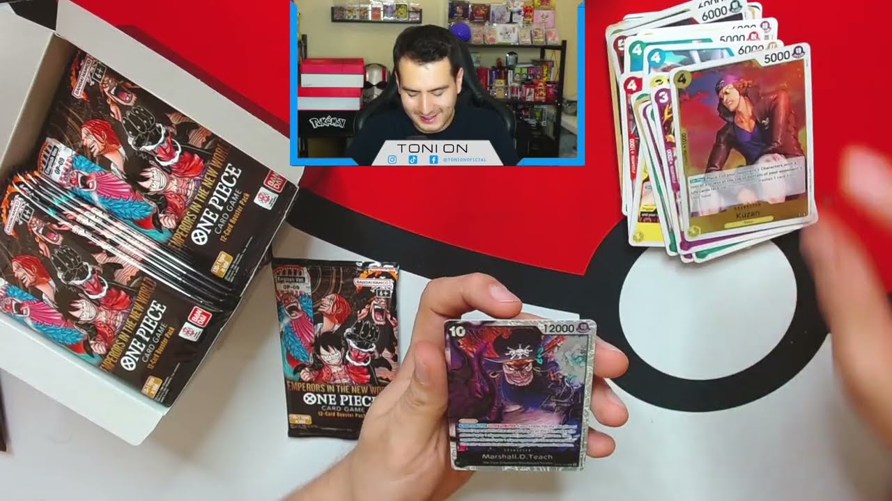 EN VIVO ¡ Booster box OP09 One Piece Card Game CASE EMPERORS IN THE NEW ...