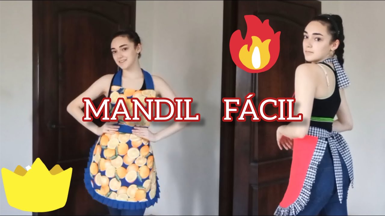 como HACER un MANDIL *crea el tuyo - YouTube