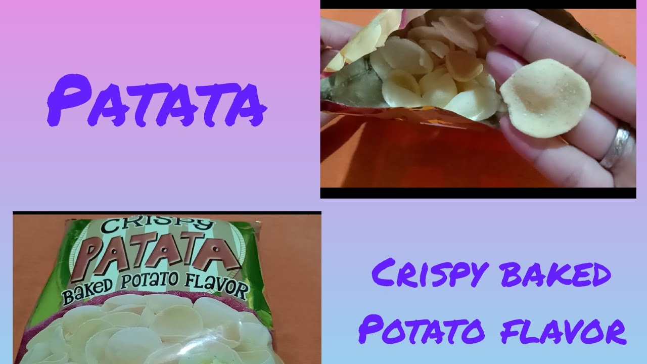 PATATA (Crispy baked potato flavor) - YouTube