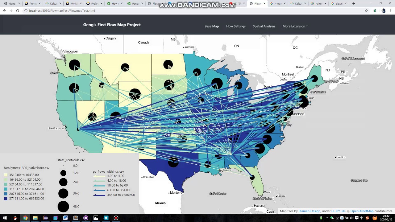 Interactive Map Design Platform (flows) - YouTube