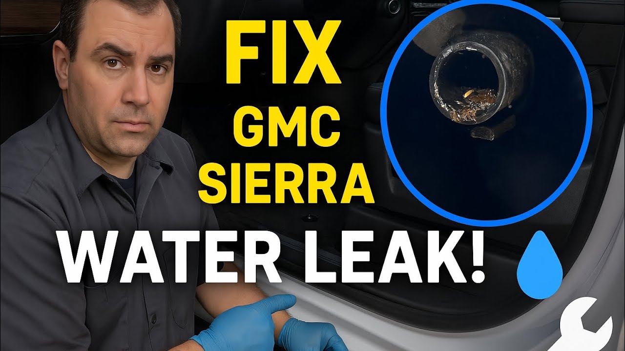 2020 GMC Sierra Denali Water Leak Fix | Sunroof & AC Drain Inspection ...