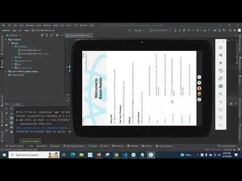 screen orientation landscape portrait mode in react native emulator ...