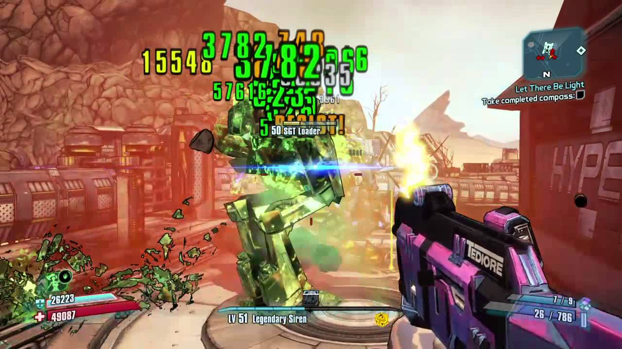 Borderlands 2 - Legendary The Bee (The Best Shield) - YouTube