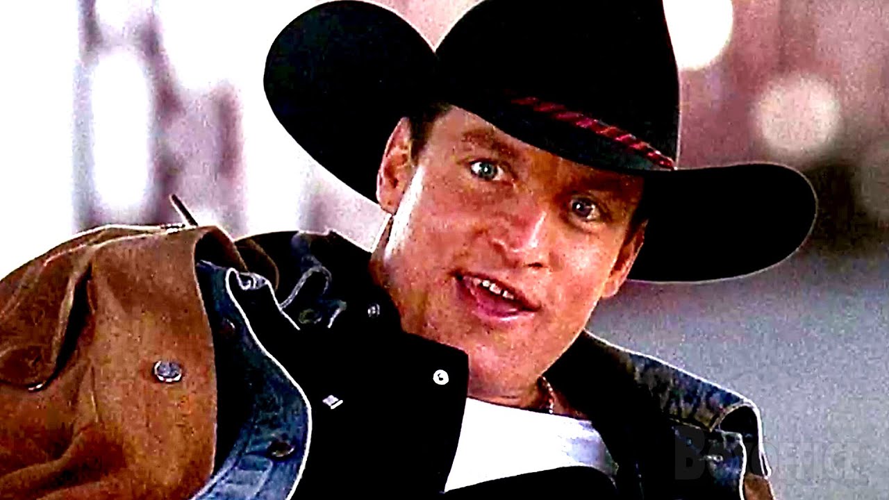 Cowboy Woody Harrelson destroys a bad guy with his lasso! | The Cowboy ...