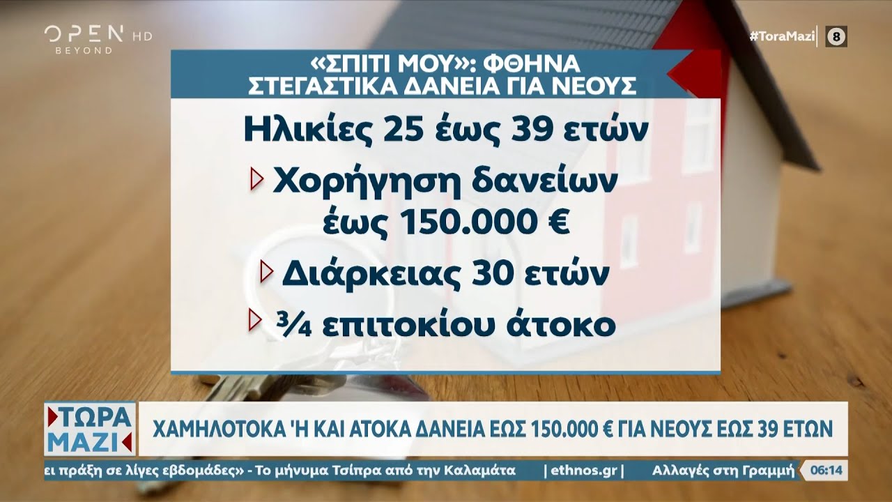 Πότε ξεκινούν οι αιτήσεις για χαμηλότοκα ή άτοκα δάνεια ως 150.000 ευρώ ...